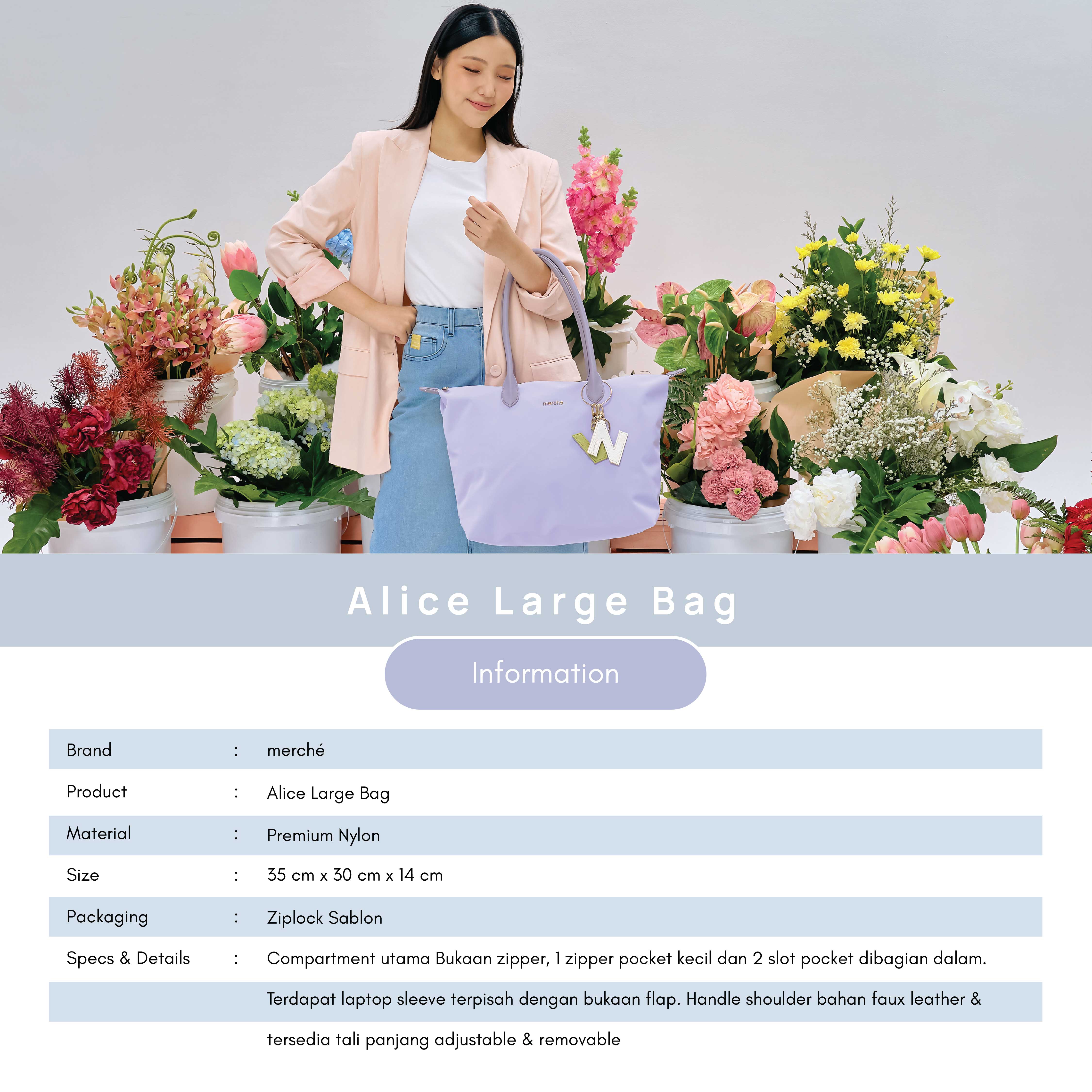 Jual Merche Tas Bahu Wanita Alice Large | Shopee Indonesia