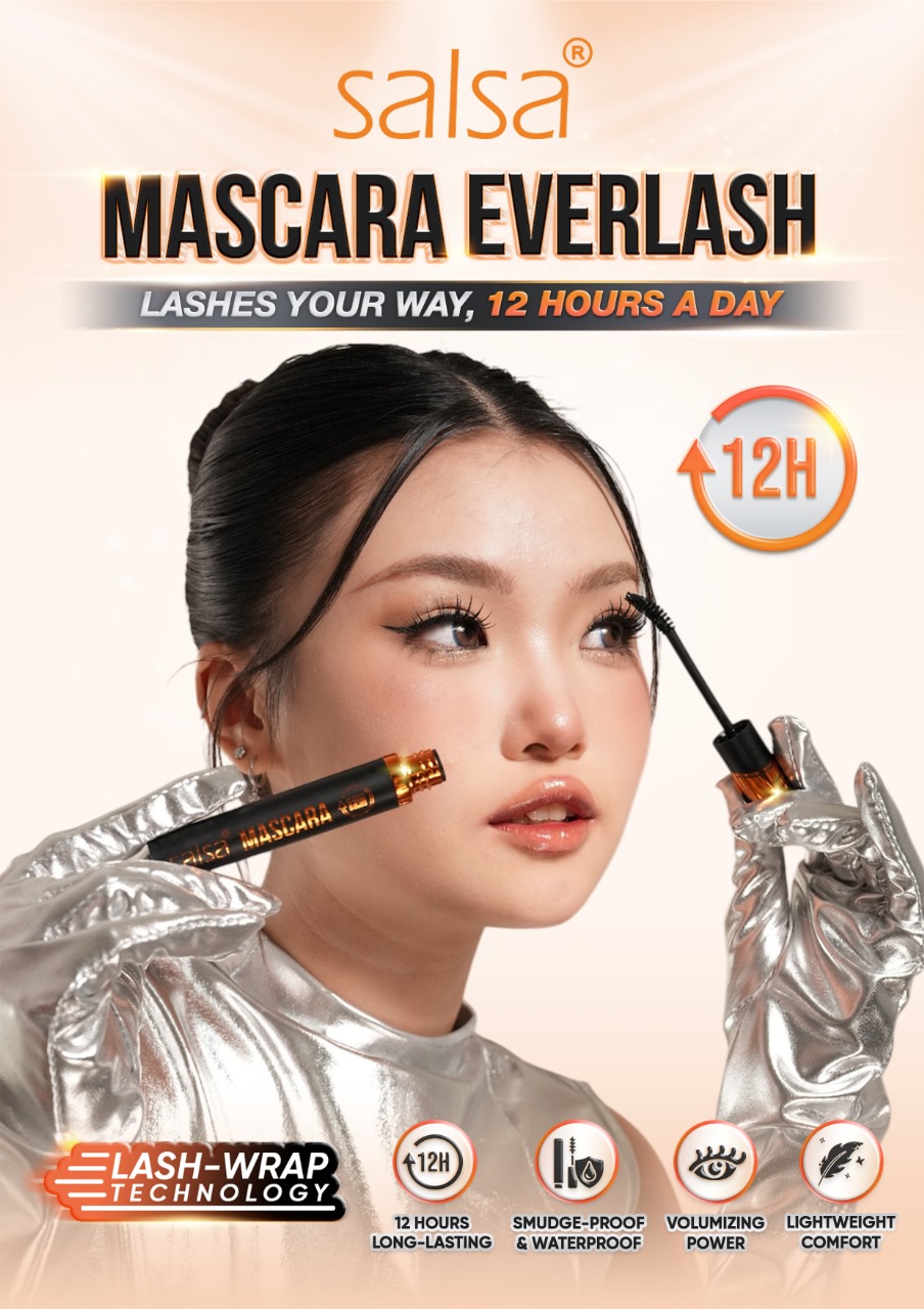 Jual SALSA Everlash Mascara 12H Long-lasting Mascara – Pelentik Bulu Mata | Penebal Bulu Mata ...