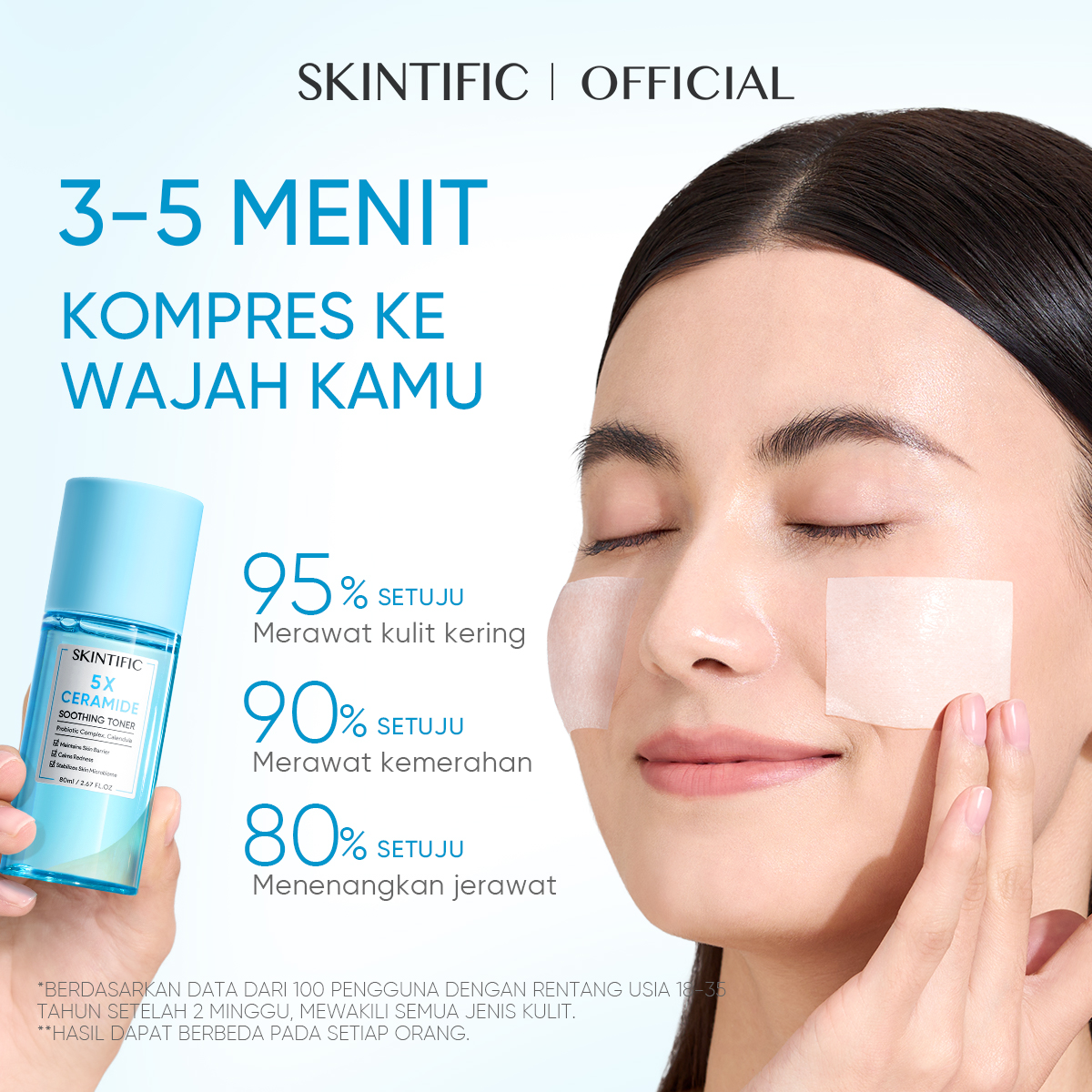 Jual [Member Exclusive!] SKINTIFIC - All in one Toner Collection | 5X ...