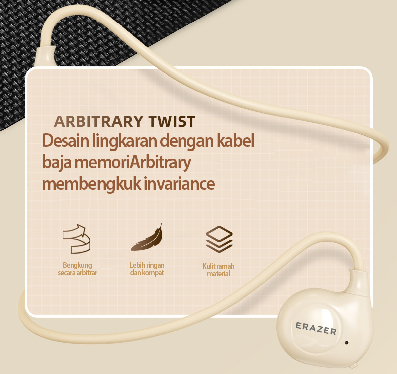 Jual ZNP X Lenovo ERAZER XT95 MAX Headset Bluetooth V5.3 Open Ear Sport ...