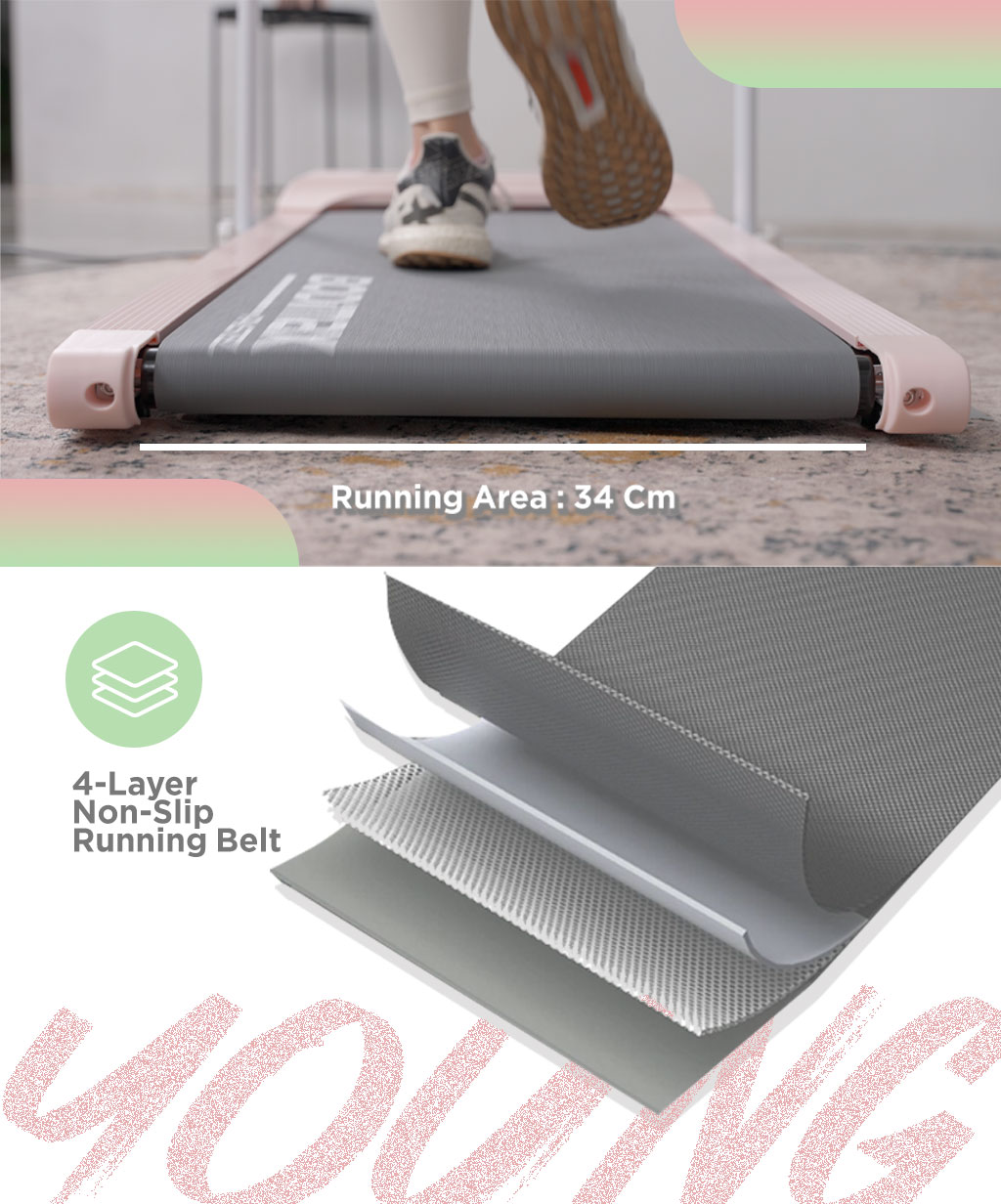 Jual RUNNING PAD PASTEL / TREADMILL/ RUNNING PAD/ GYM / ALAT OLAHRAGA ...