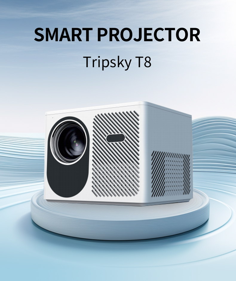 Jual Tripsky T8 Smart Projector Android 11 500 ANSI Lumens 1920x1080P ...