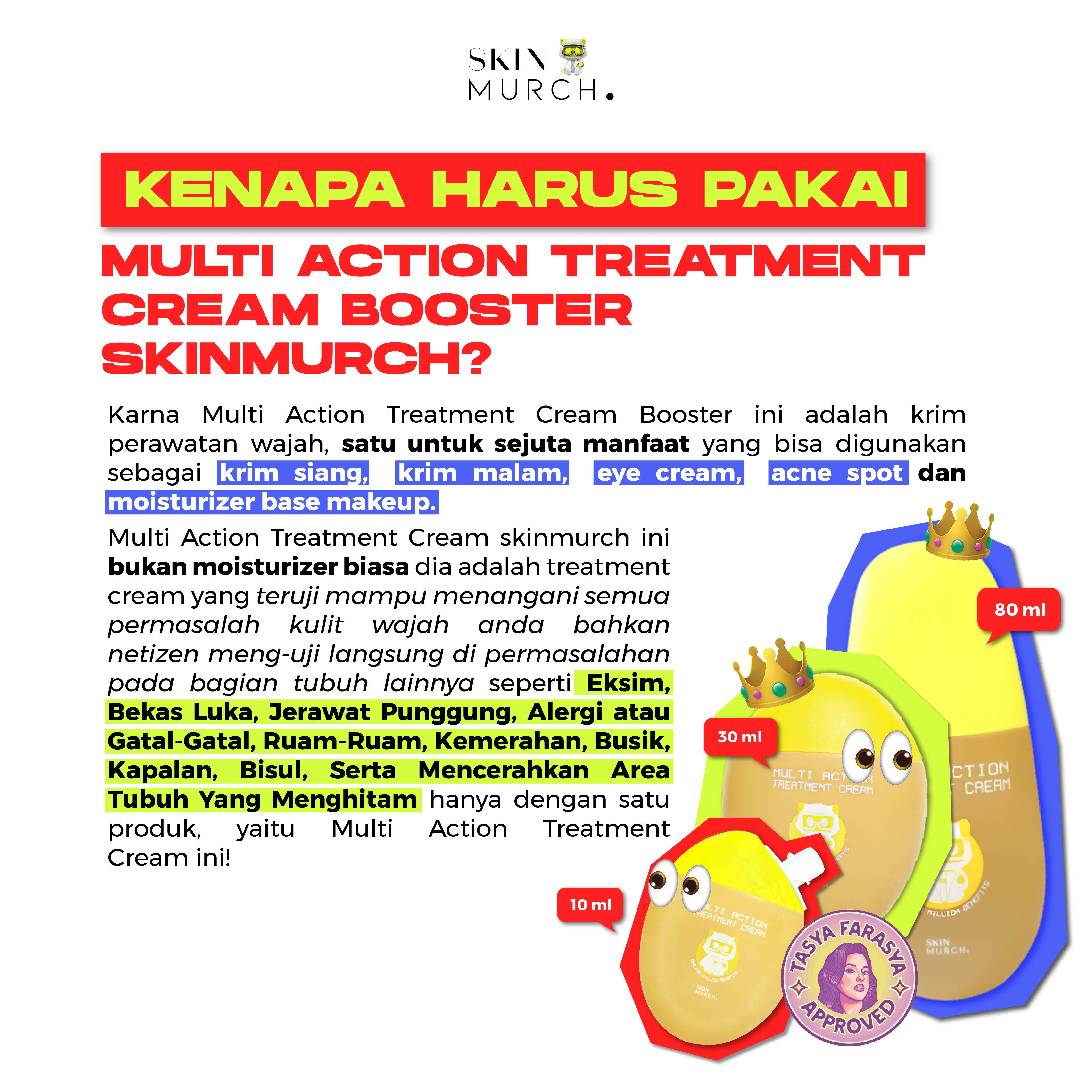 Jual SKINMURCH Multi Action Treatment Cream Booster Si Endog | Shopee ...