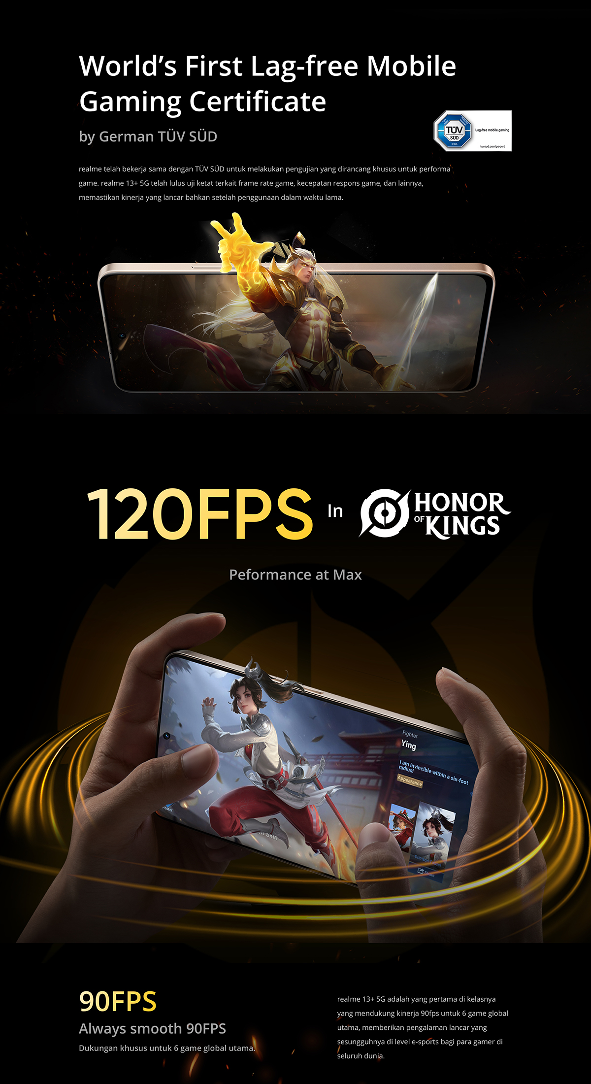 Jual realme 13+ 5G 12GB+256GB (Prosesor 5G Dimensity 7300-Energy | 6200mm2 Area Pendingin | 80W ...