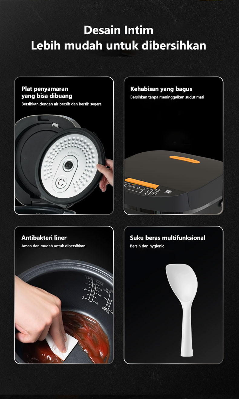 Jual MAIMEITE 5L Magic Com Rice Cooker Multifungsi Low Carbo Penanak ...