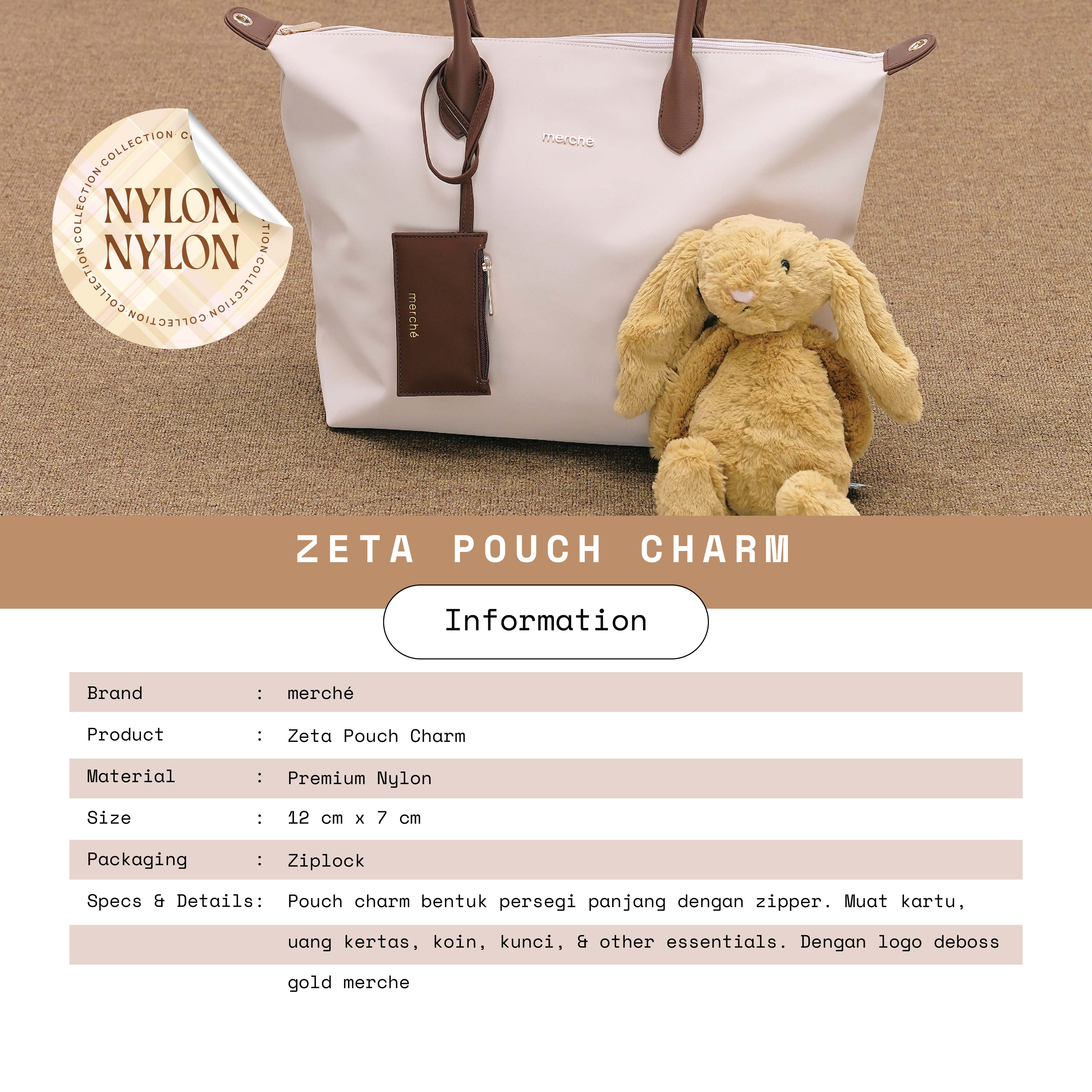 Jual Merche Dompet Wanita Zeta Pouch Charm | Shopee Indonesia