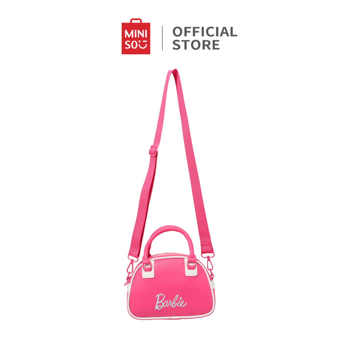 Jual Miniso x Barbie Shining Collection Tas Wanita Handbag Boston Bag ...