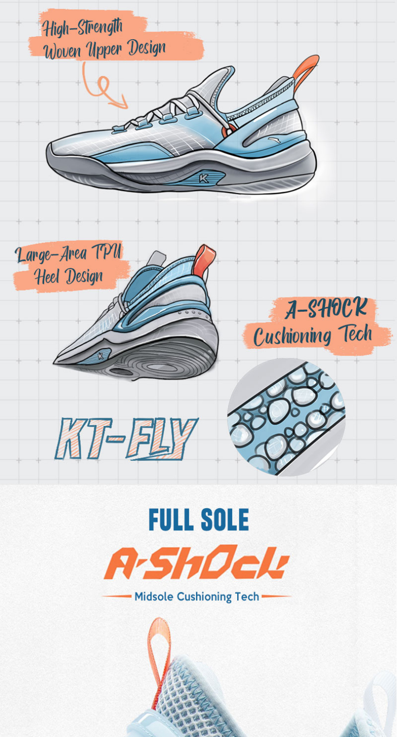 Jual ANTA x Klay Thompson KT FLY Sepatu Basket Pria Sepatu Sneakers ...