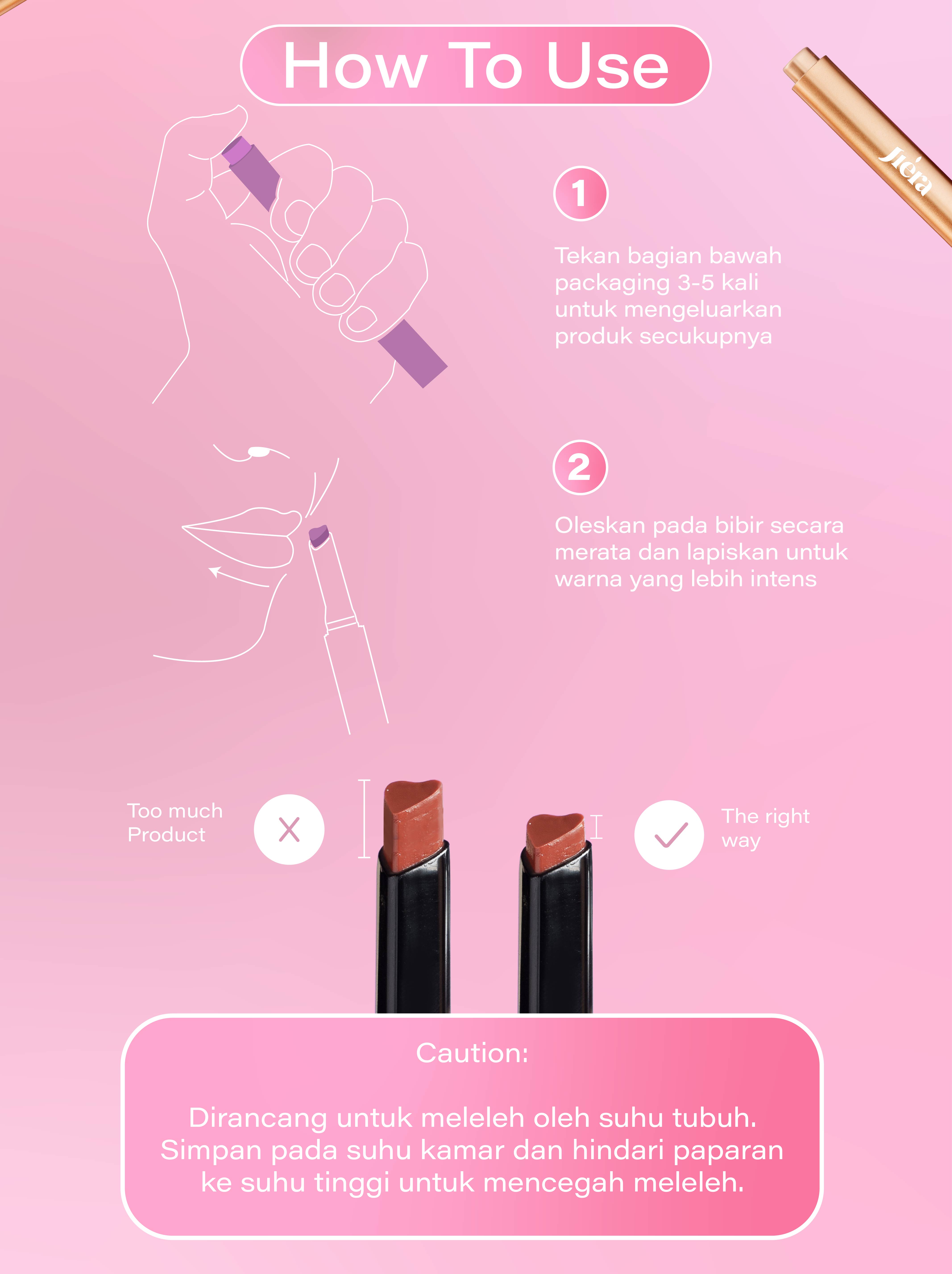 Jual JIERA Melting Click Balm - Melts My Heart Tinted Lip Balm with ...