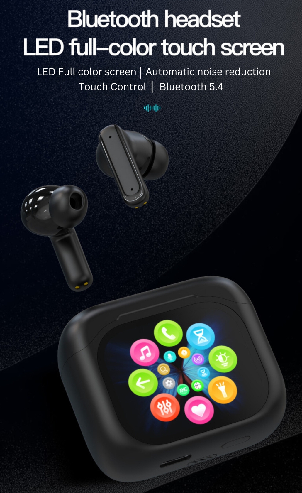 Jual UPLU TWS True Wireless Bluetooth 5.4 Headset Earphone ANC & ENC Mini Earbuds HiFi Stereo ...