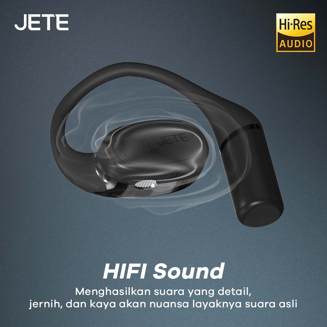 Jual OWS Headset Lari Open Ear JETE Open Flow ENC 2 Mic IPX 5 - Garansi ...