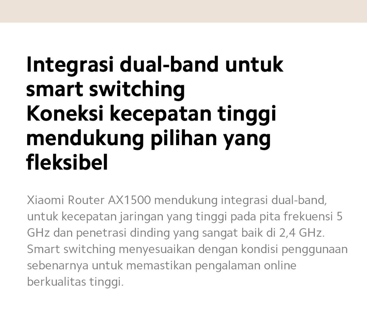 Jual Xiaomi Router AX1500 | Wi-Fi 6 Konektivitas Era Baru | Jaringan ...