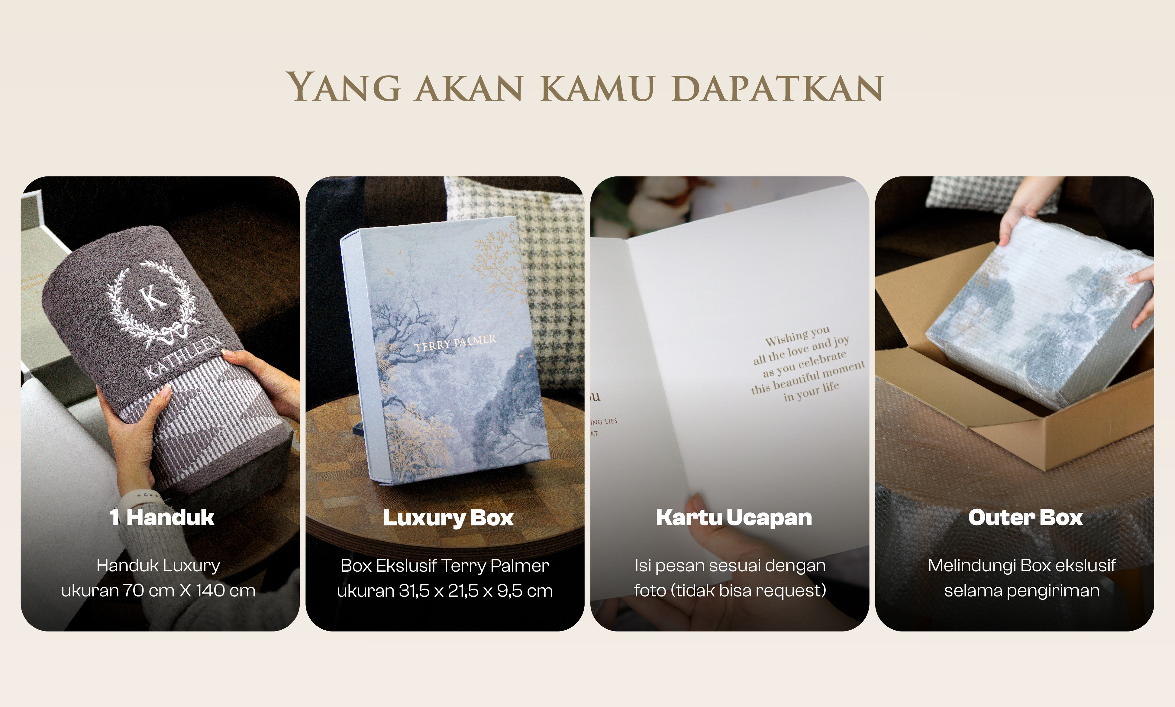 Jual Terry Palmer Luxury - Sheld (Handuk Single Set) / Handuk Seserahan ...