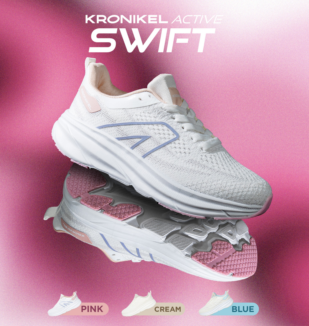 Jual KRONIKEL Active Run Swift Sepatu Sneakers Wanita Running Olahraga ...