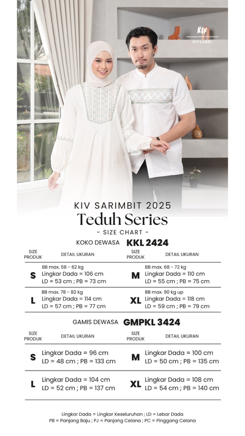 Jual KIV Gamis Anak Perempuan Putih White Teduh Series GMPKL 3424 KKL 2424 GO 3424 KSC 2424 ...