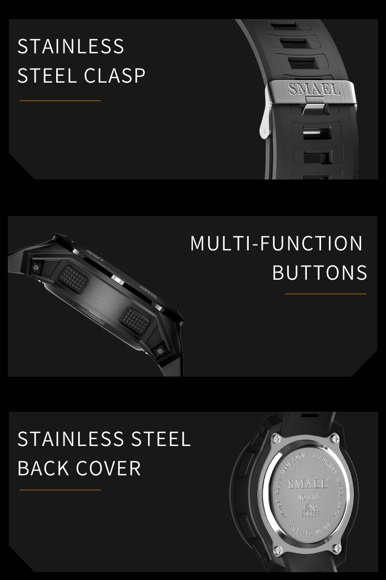 Jual SMAEL 8105 Original Jam Tangan SPORT Analog Digital Pria Wanita ...