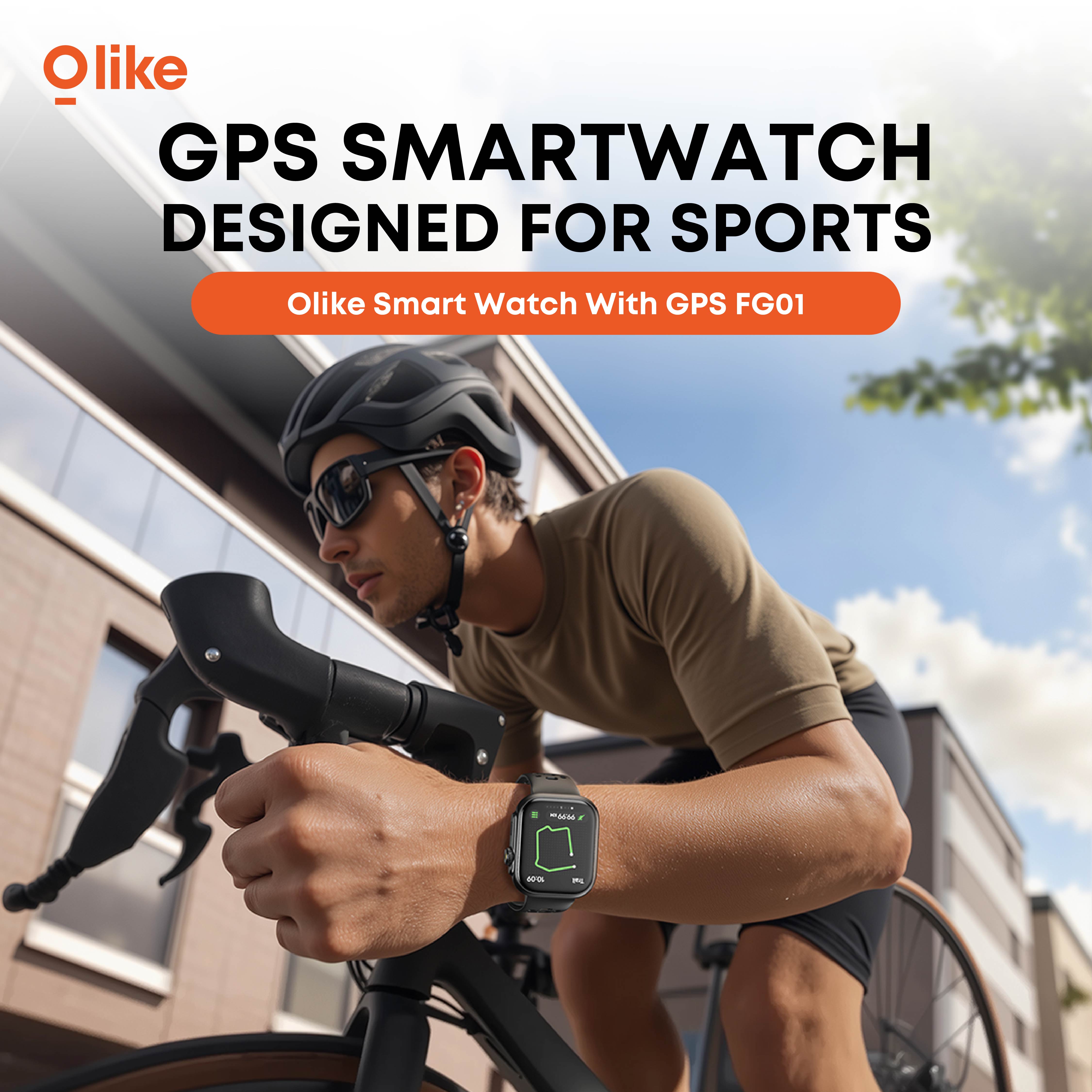 Jual [Upgrade Edition] Olike Smartwatch GPS FG01 Watch GT Jam Sport ...
