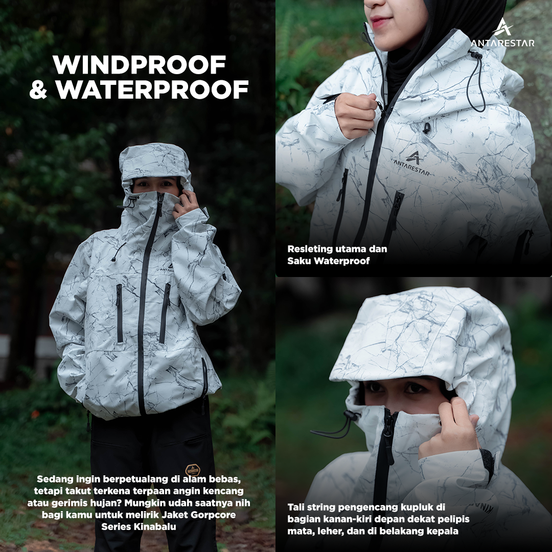 Jual ANTARESTAR Official - Jaket Gunung Gorpcore Kinabalu Waterproof ...