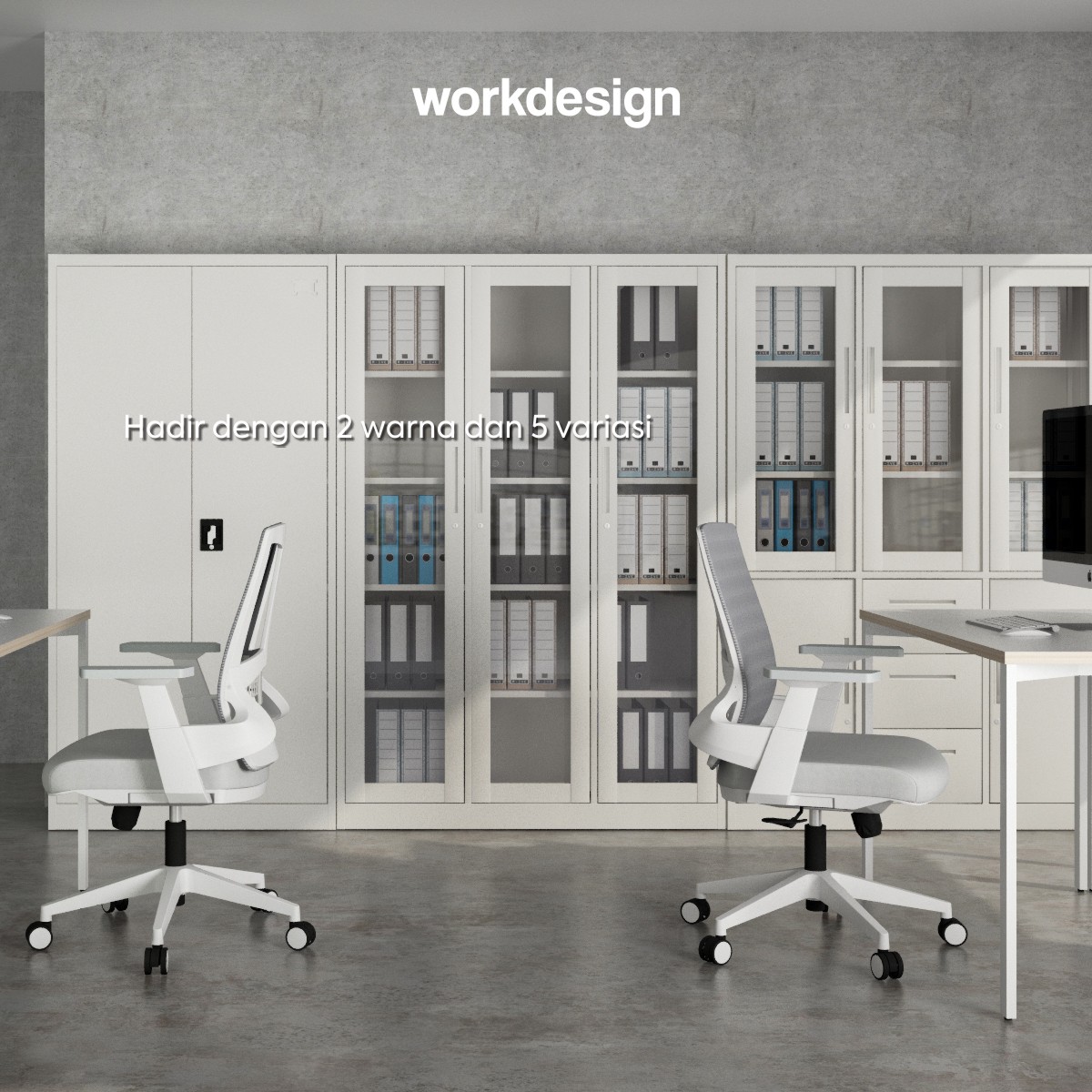 Jual Workdesign Buro MBC 2 Rak Buku Besi / Lemari Arsip Kantor | Shopee Indonesia