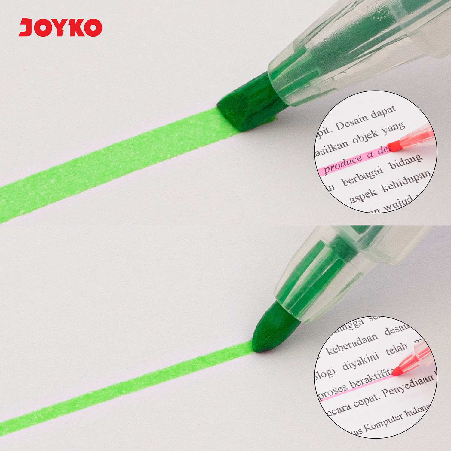 Jual JOYKO Penanda Berwarna Highlighter HL-100 1 Set 6 Warna ...