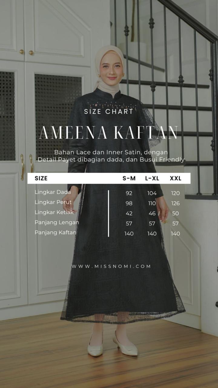 Jual Miss Nomi Ameena Kaftan Premium Baju Lebaran 2025 Gamis Wanita Couple Gamis Burgundy ...