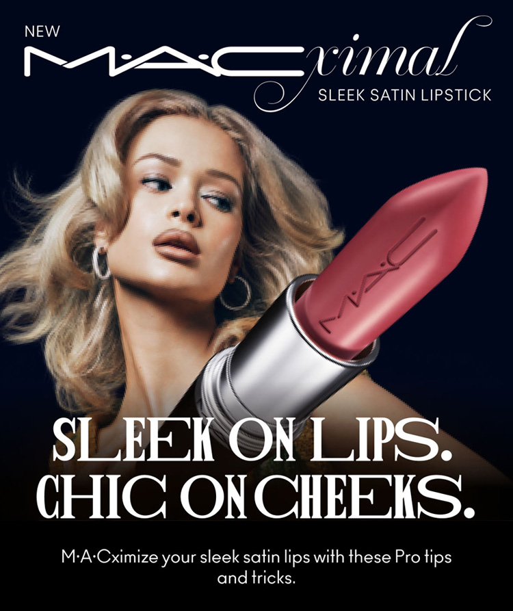 Jual MAC MACXIMAL Sleek Satin Lipstick / Lipstick Glossy Melembapkan ...