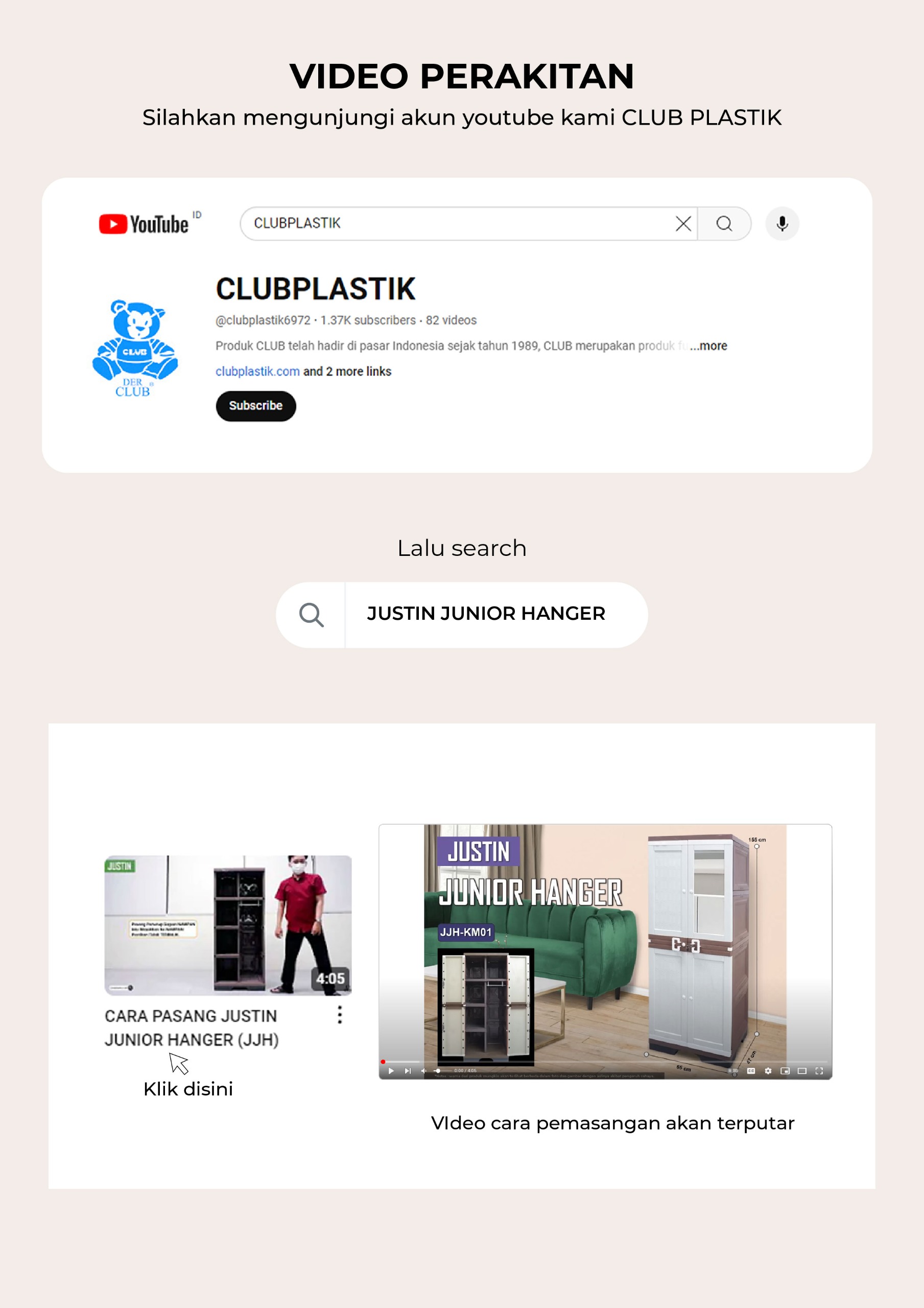 Jual Justin Junior Hanger - JJH KMO1 by Club Plastik - Lemari Pakaian Plastik - Lemari Gantung ...