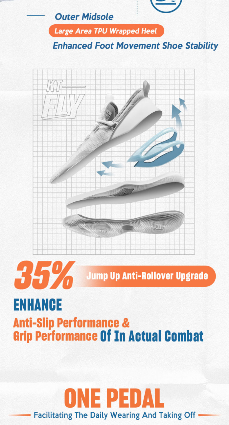 Jual ANTA x Klay Thompson KT FLY Sepatu Basket Pria Sepatu Sneakers ...