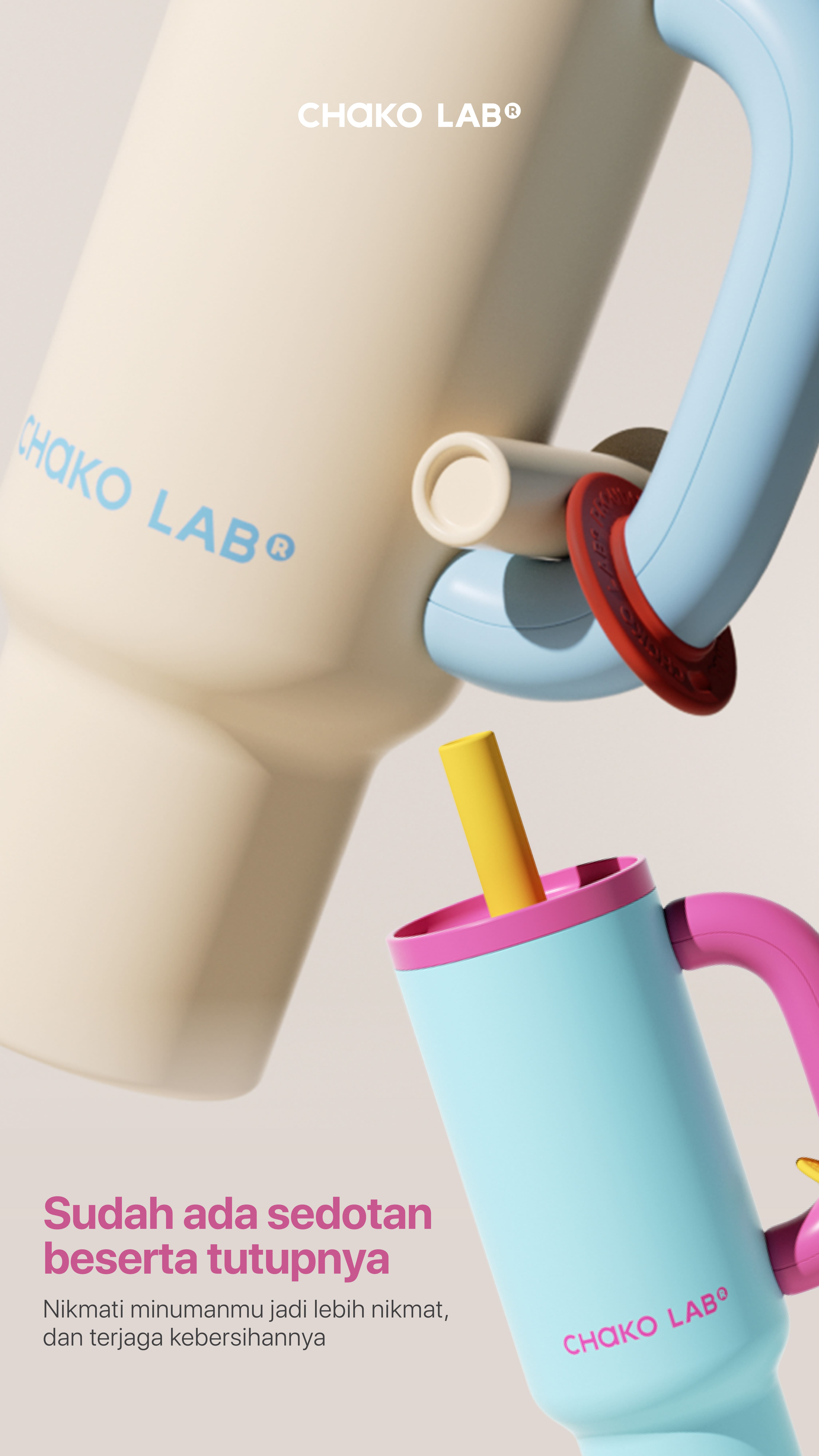 Jual CHAKO LAB BaWang Cup 1050ml - Blue | Shopee Indonesia