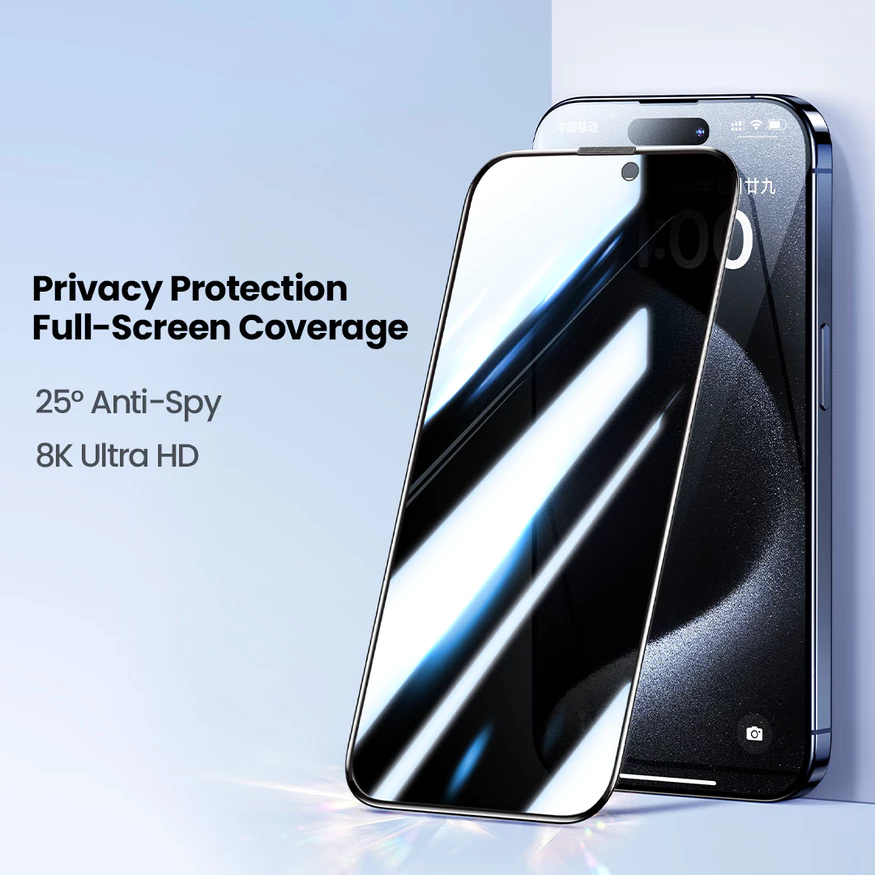 Jual Ugreen Anti Spy Tempered Glass Screen Protector Untuk iPhone 13 14 15 16 Pro Max Full ...