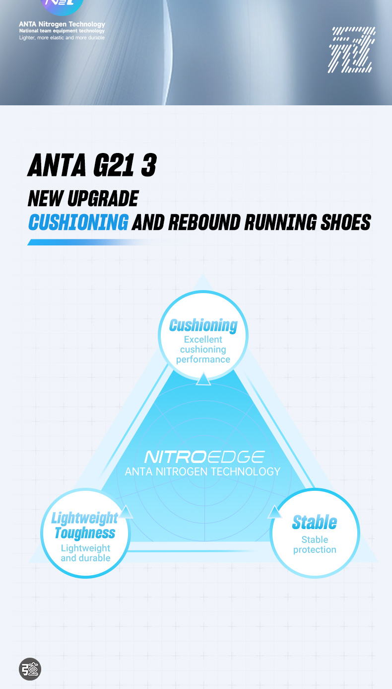 Jual [20KM+] ANTA G21 3 Sepatu Lari Pria Sepatu Sneakers Pria Sepatu Olahraga Running Shoes ...