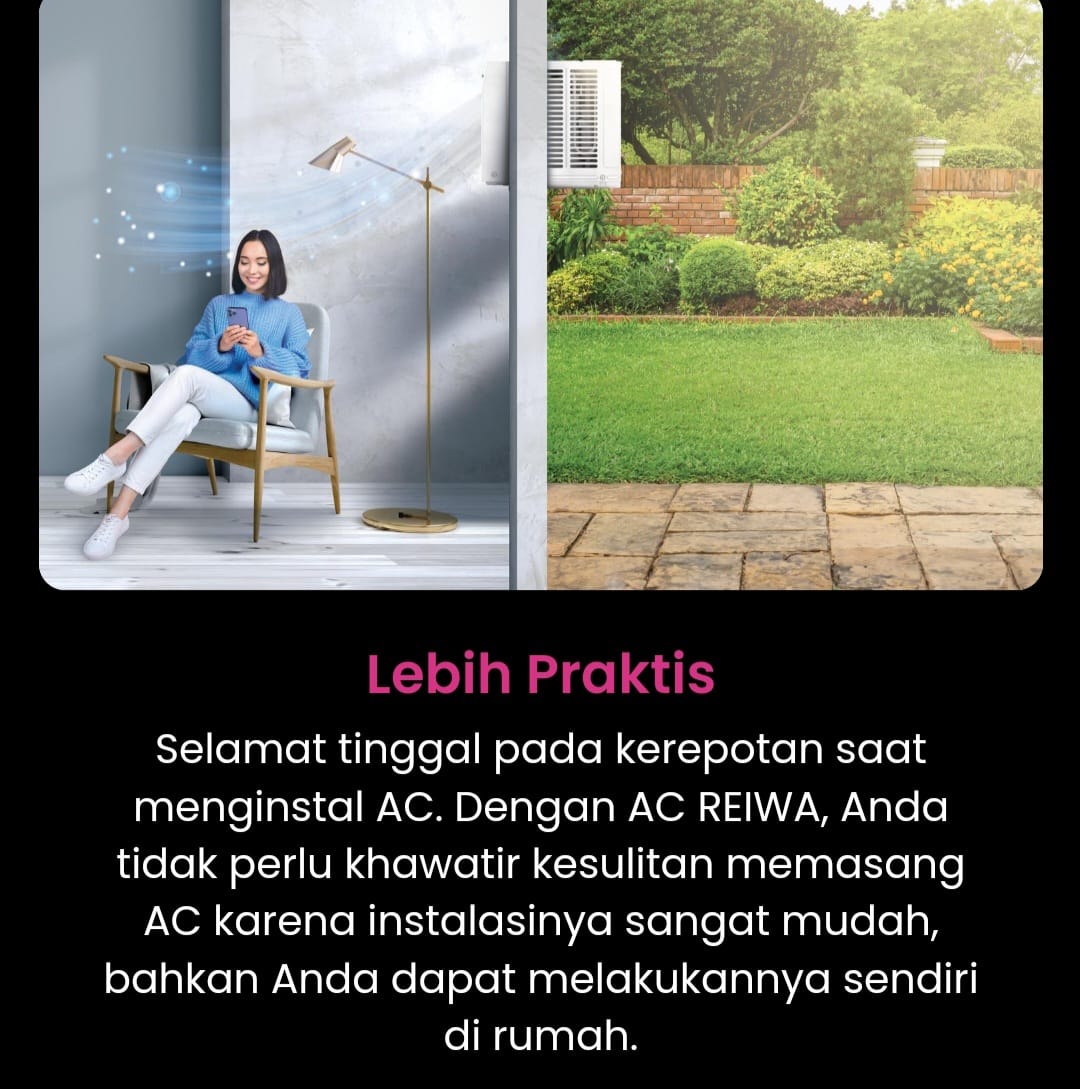 Jual REIWA AC Window 1/2 PK 370 watt CW-0501RA | Shopee Indonesia