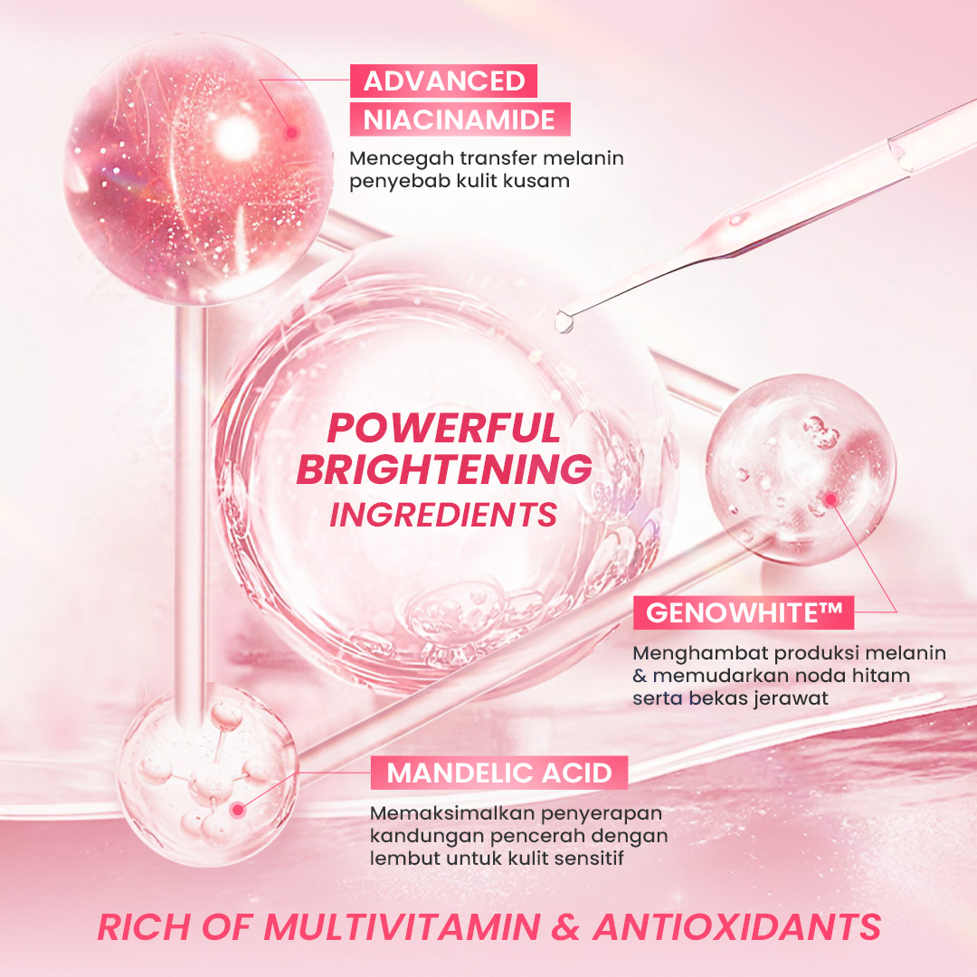 Jual [Special Package] Hanasui Double Expert, Glow Better Set 4 pcs ...