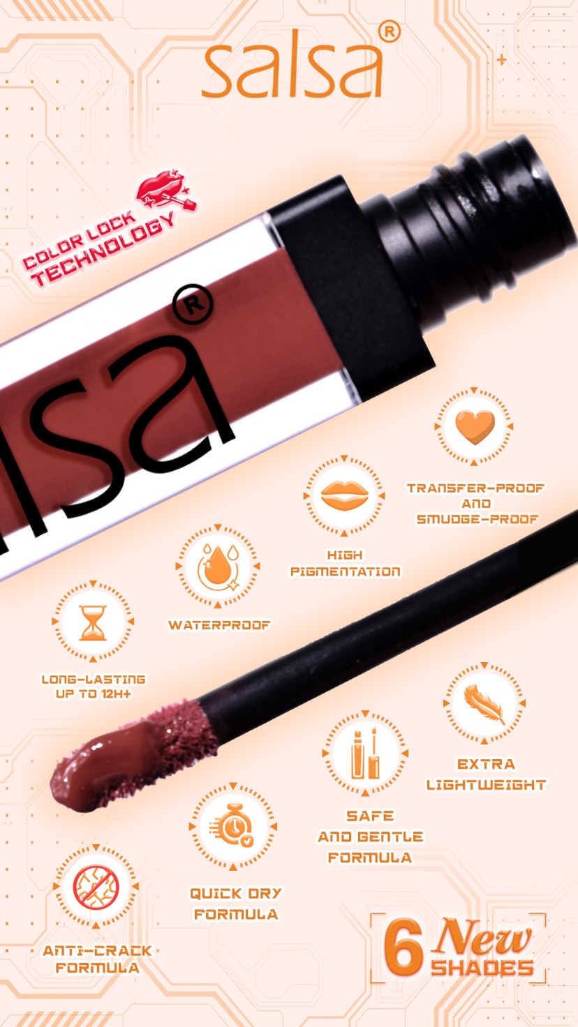 Jual SALSA Dynamatte Lip Cream - Matte Lip Cream | Warna Intense dan ...