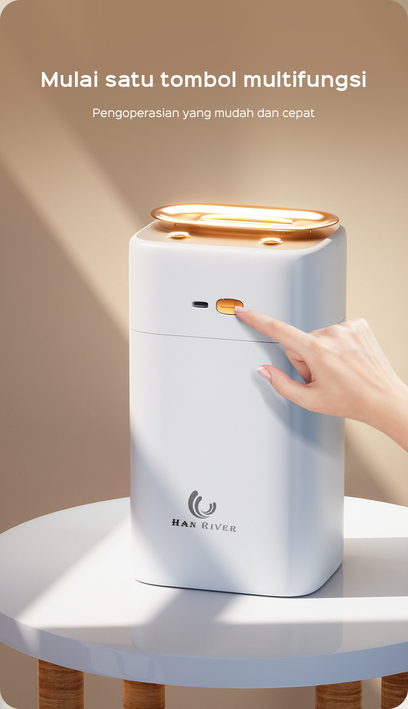 Jual HAN RIVER Humidifier Diffuser air purifier 1.3L Kapasitas tinggi ...