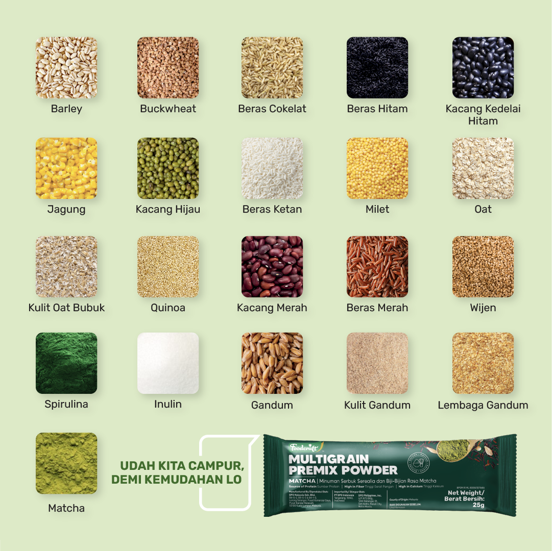 Jual Foodcraft Multigrain Sereal Premix Sehat Light Meal Replacement ...