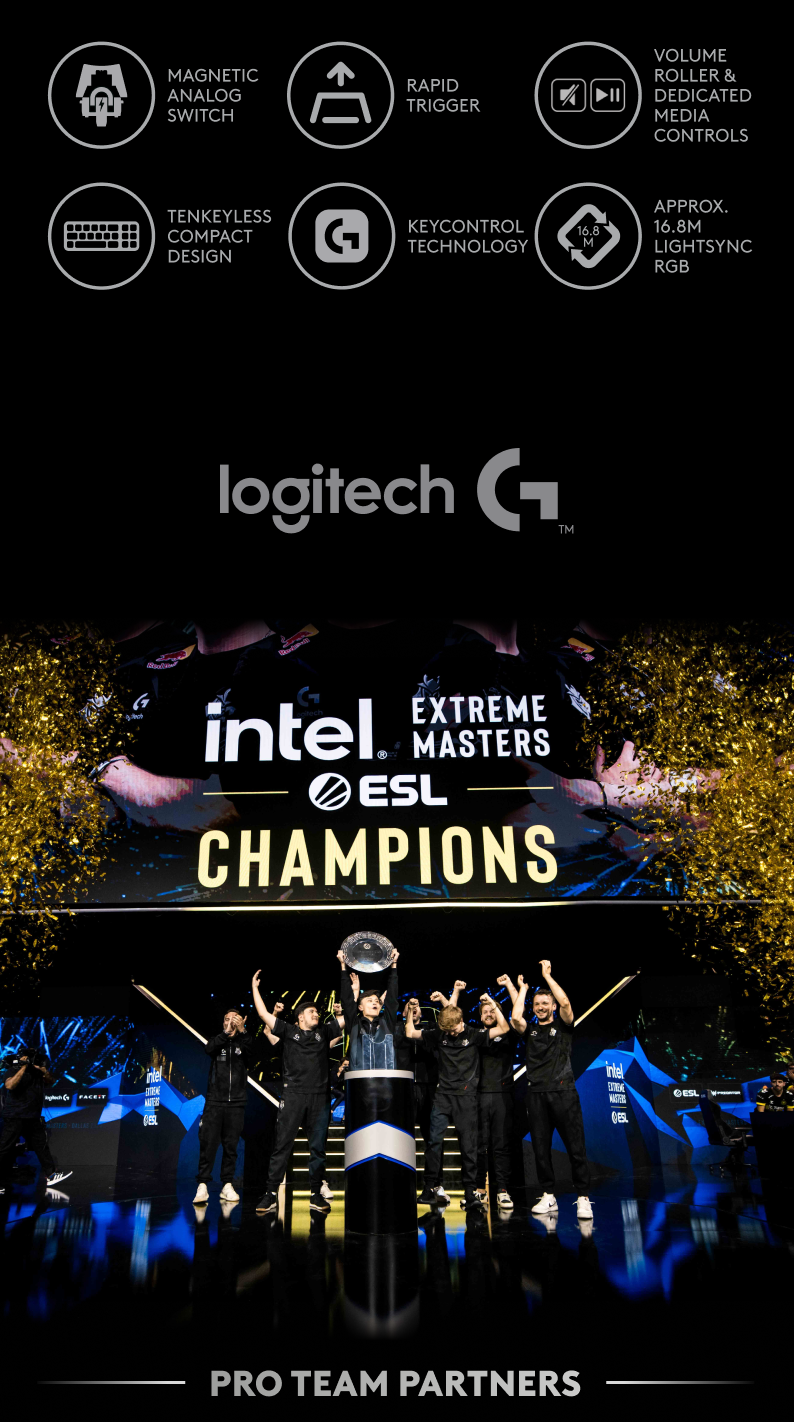 Jual Logitech G PRO X TKL RAPID dengan Switch Analog Magnetik, Mode ...