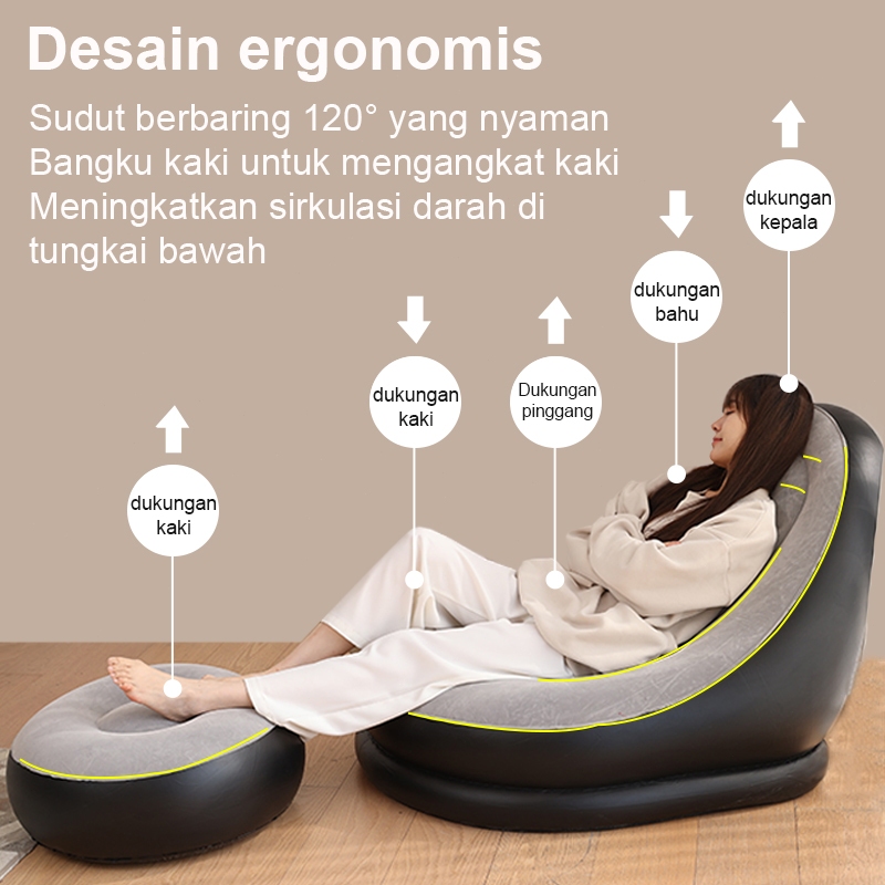 Jual Hidup Mewah Kaki Sofa Tiup Free Pompa / Sofa Minimalis Dengan ...