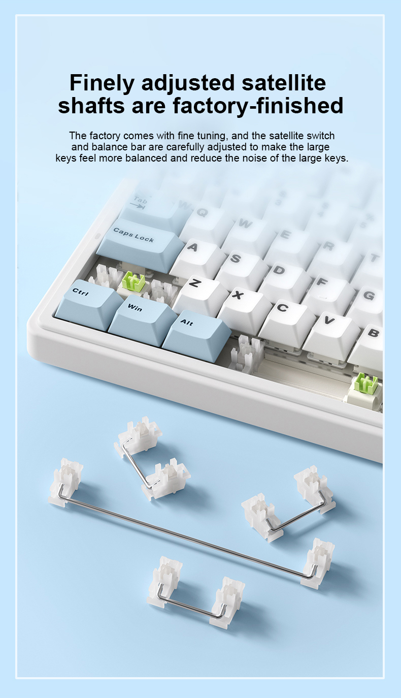 Jual AULA F75 Wireless Mechanical Keyboard – Linear Switch, Hot ...