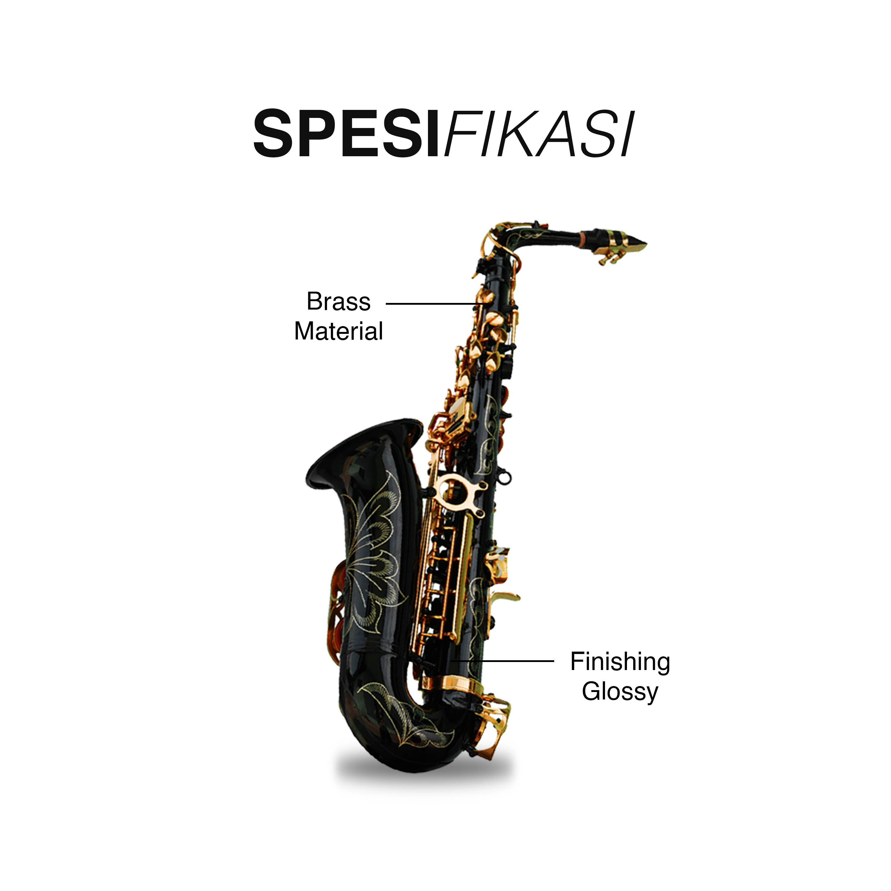 Jual Alto Saxophone Merk Mandalika Gold Fullset Include Hardcase ...