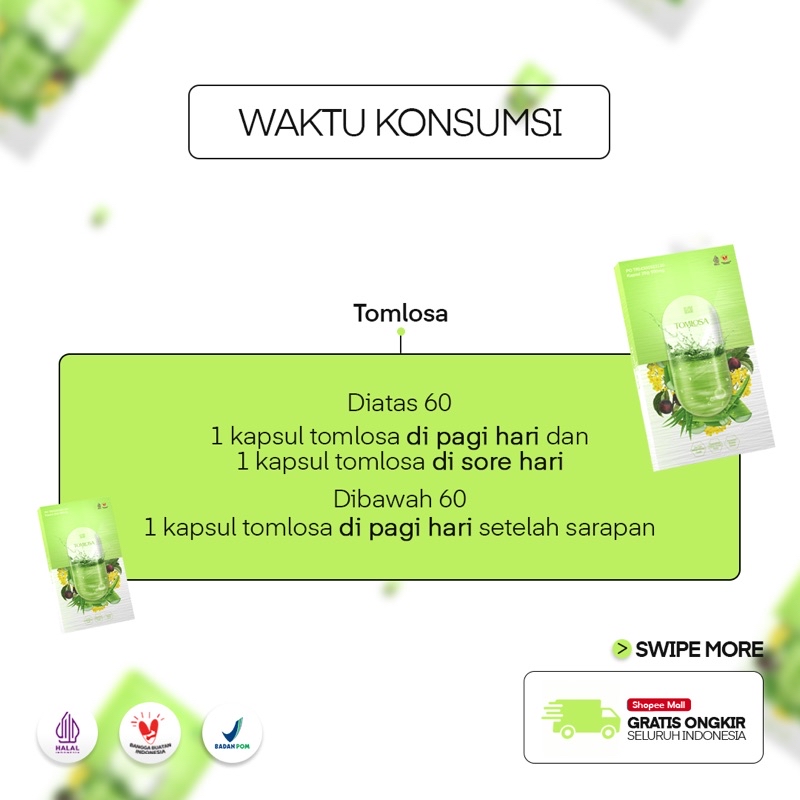 Jual BESM - Tomlosa Isi 10 Caps | Shopee Indonesia