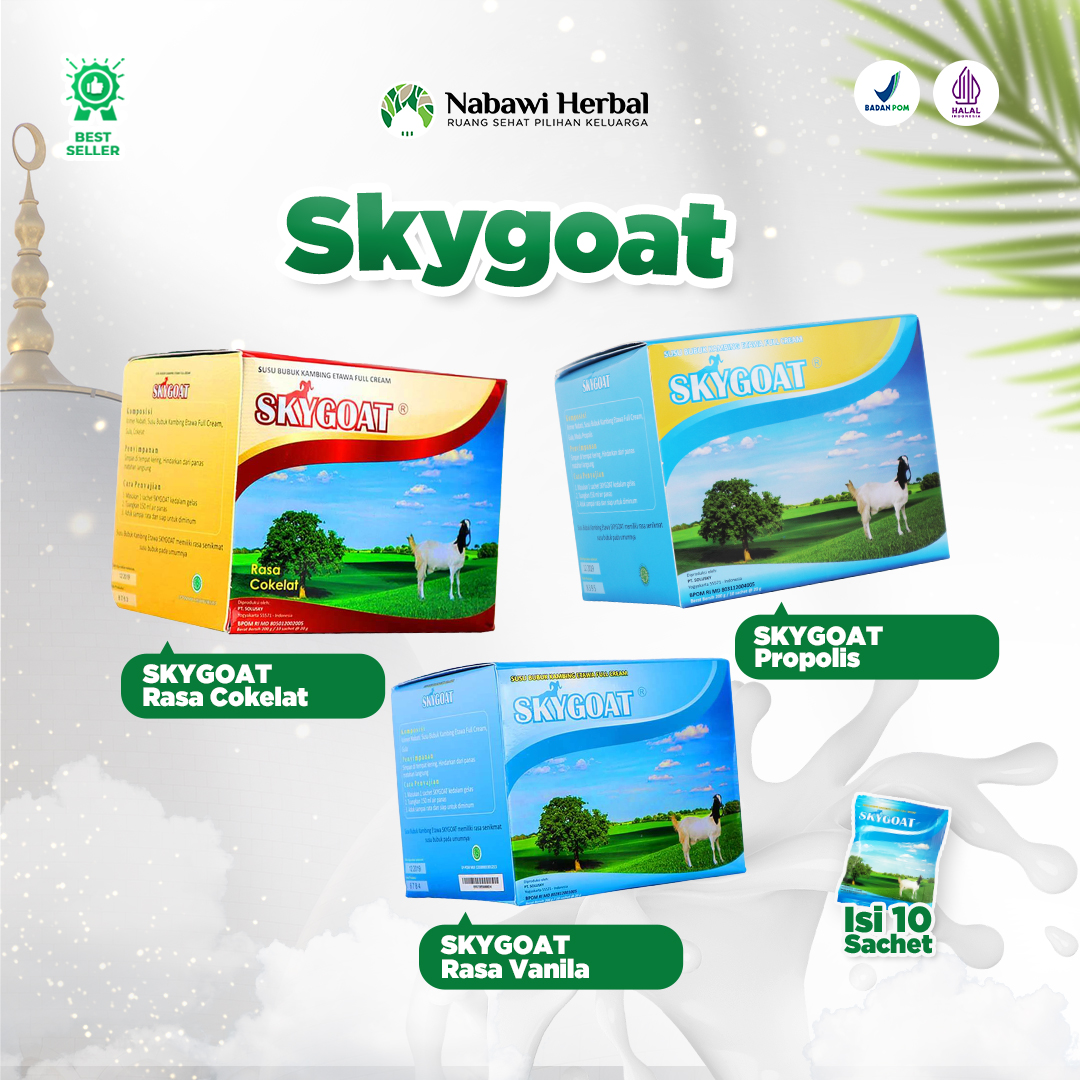 Jual SKYGOAT - Susu Kambing Etawa Bubuk SKY GOAT Vanilla Propolis Rasa ...