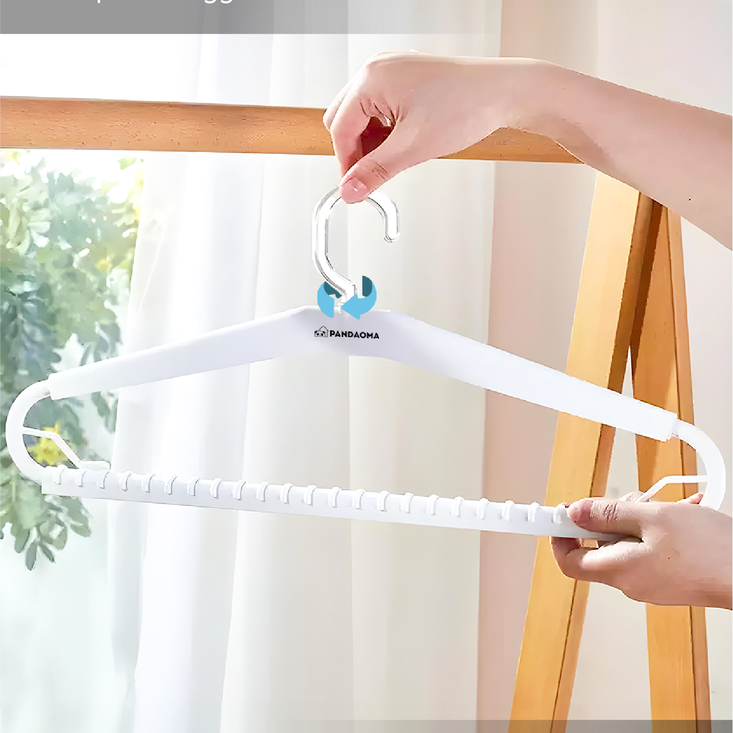 Jual Pandaoma Hanger Tarik Gantungan Baju Tarik Hanger Handuk Hanger ...