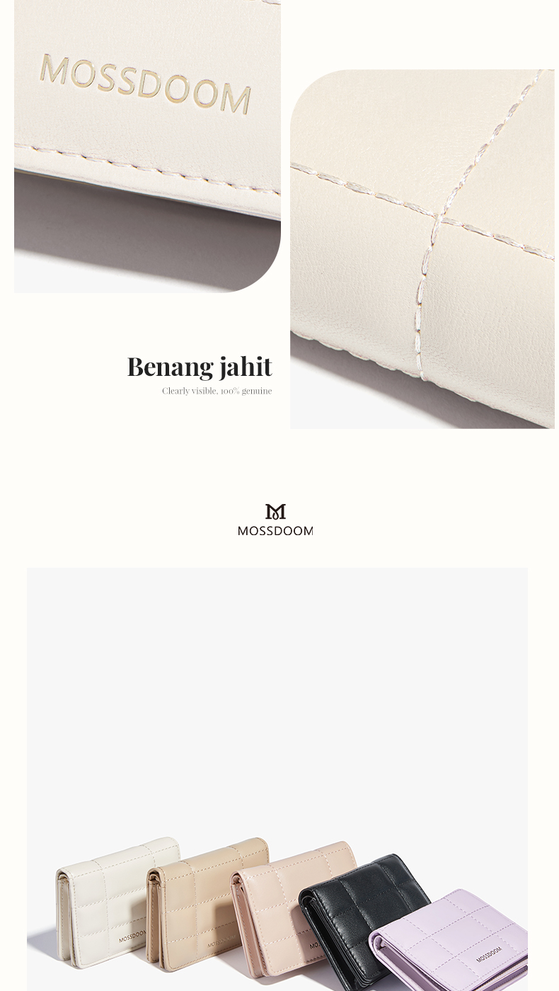 Jual MOSSDOOM Tas Wallet Jeannette Wallet Tas Selempang Rantai Panjang ...