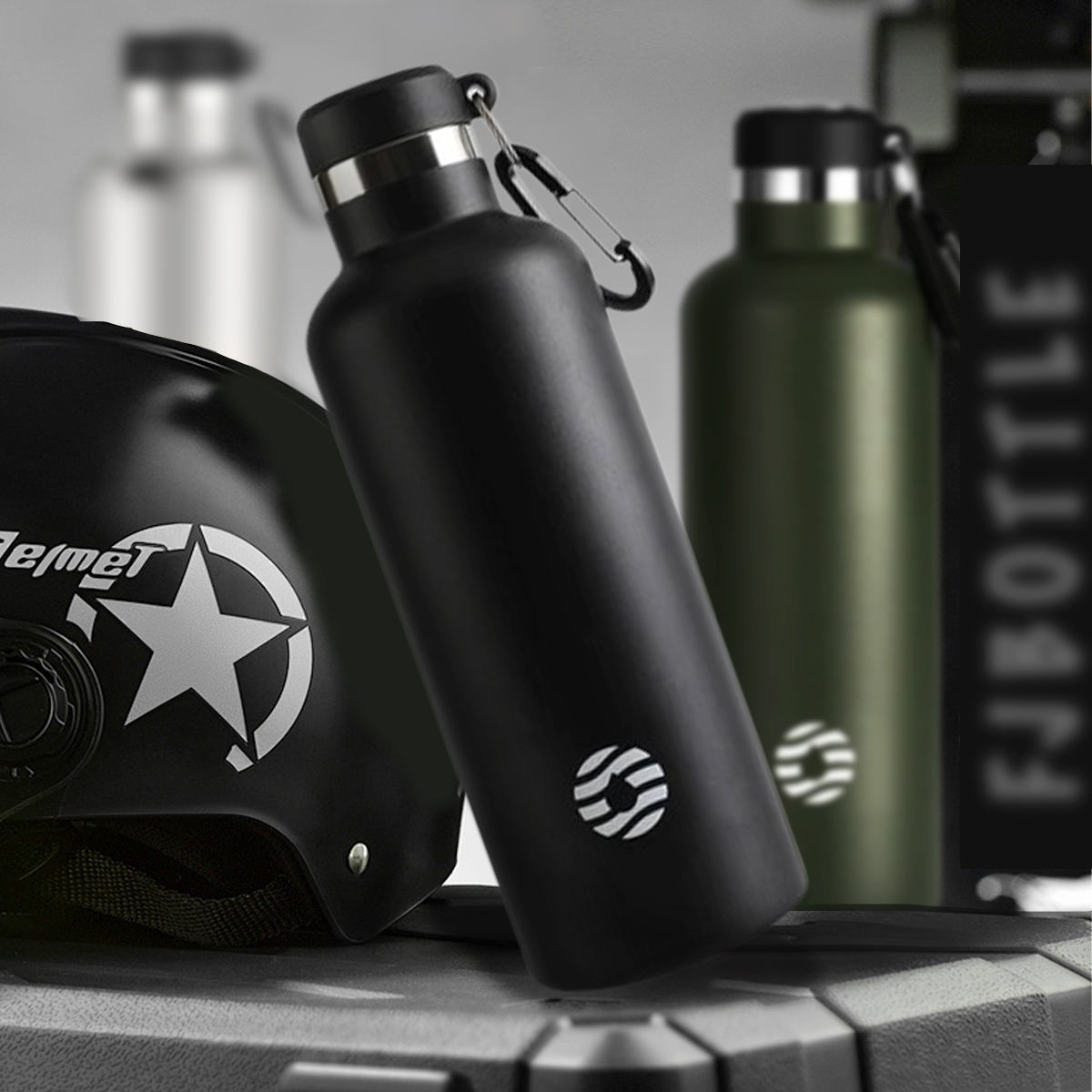 Jual FJbottle - SR2100 Botol Minum Tumbler Olahraga Stainless Steel ...