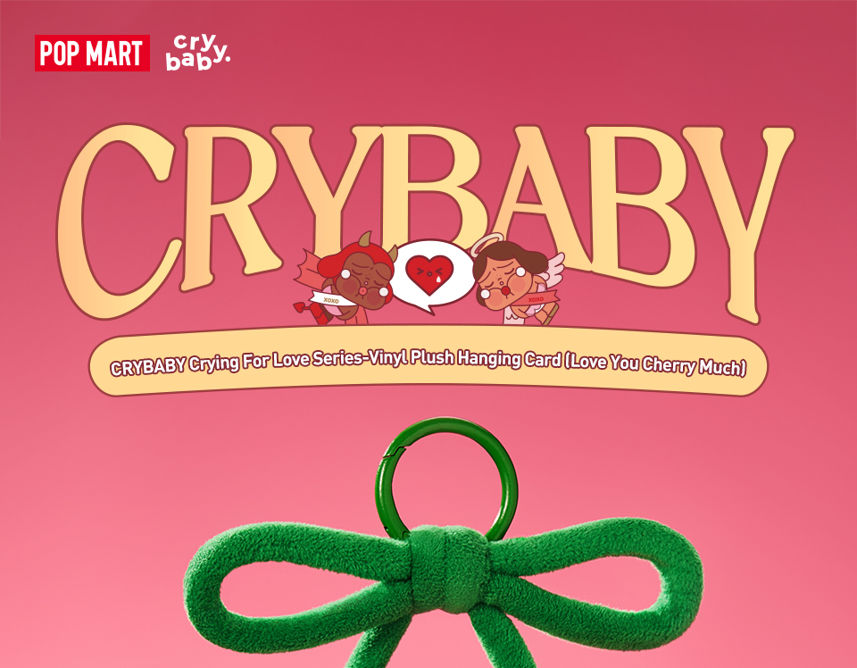 Jual POP MART CRYBABY Crying For Love Series - Vinyl Plush Hanging Card ...
