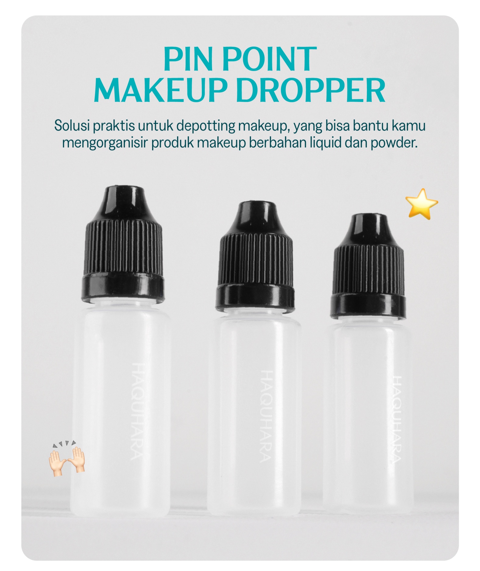 Jual Haquhara Pin Point Makeup Dropper | Shopee Indonesia