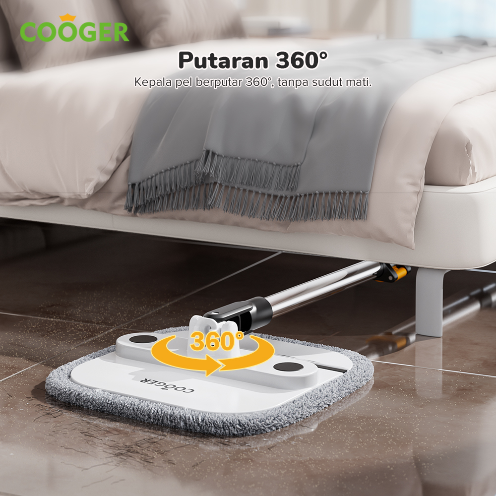 Jual COOGER Panda Mop Deluxe 2IN1 Alat Pel Lantai Dengan Ember ...