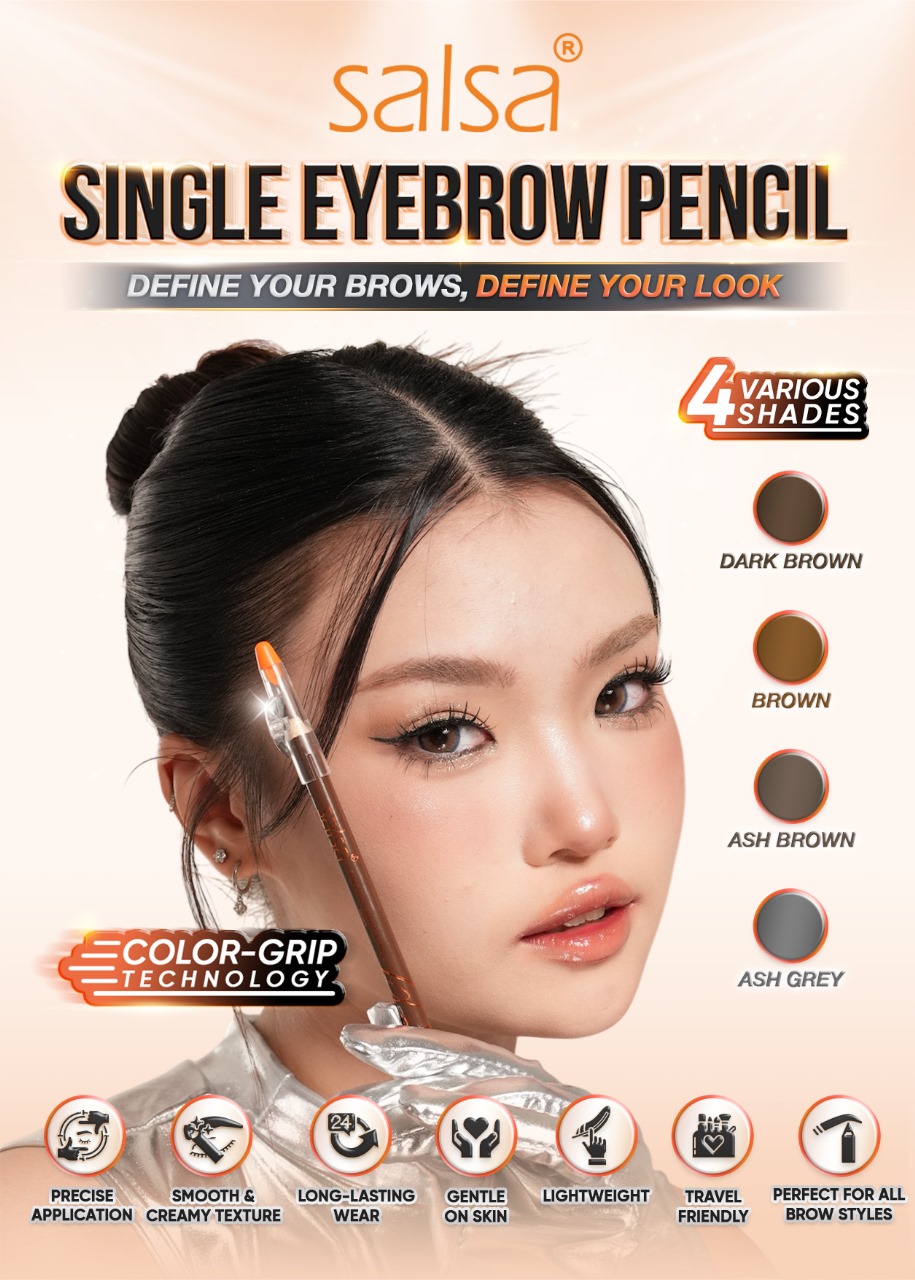 Jual SALSA Single Eyebrow Pencil - Pensil Alis Tekstur Creamy | Pensil ...