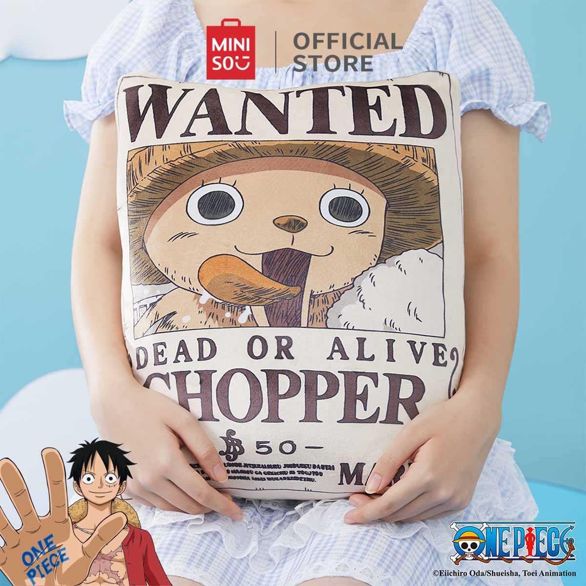 Jual Bantal MINISO X One Piece Classic Series berukuran 16 inci ...